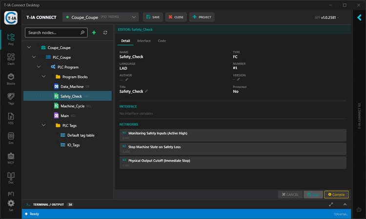 T-IA Connect | AI PLC Code Generator for Siemens TIA Portal